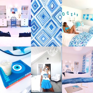 100+ Blue Preppy Photo Collage Kit (digital Download) - Etsy