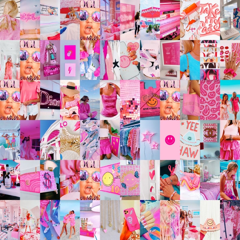 Preppy Wall Collage - Etsy