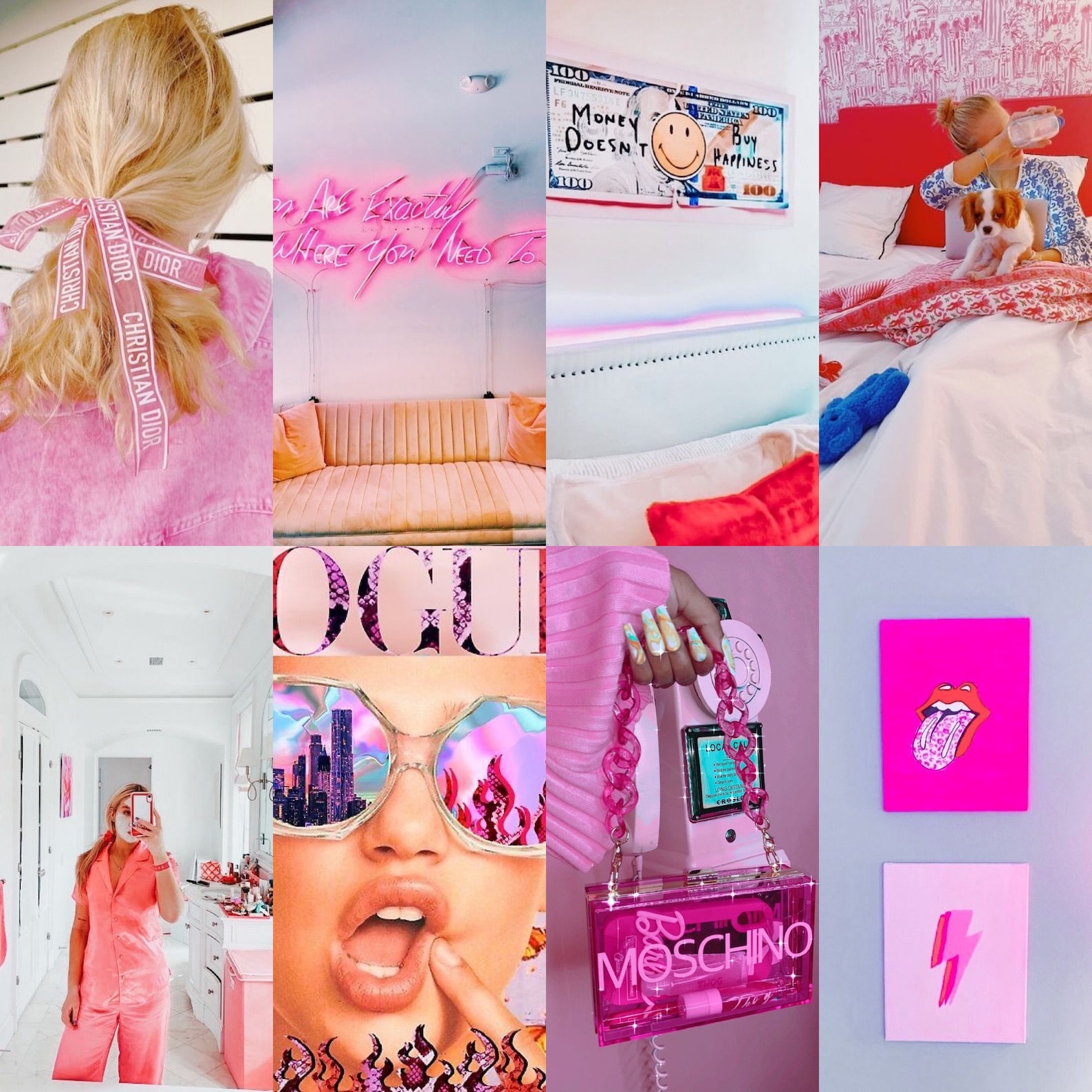 125 Preppy Photo Collage Kit digital Download - Etsy Canada