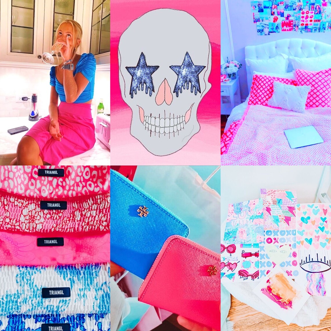 125 Preppy Photo Collage Kit Second Edition Digital Etsy