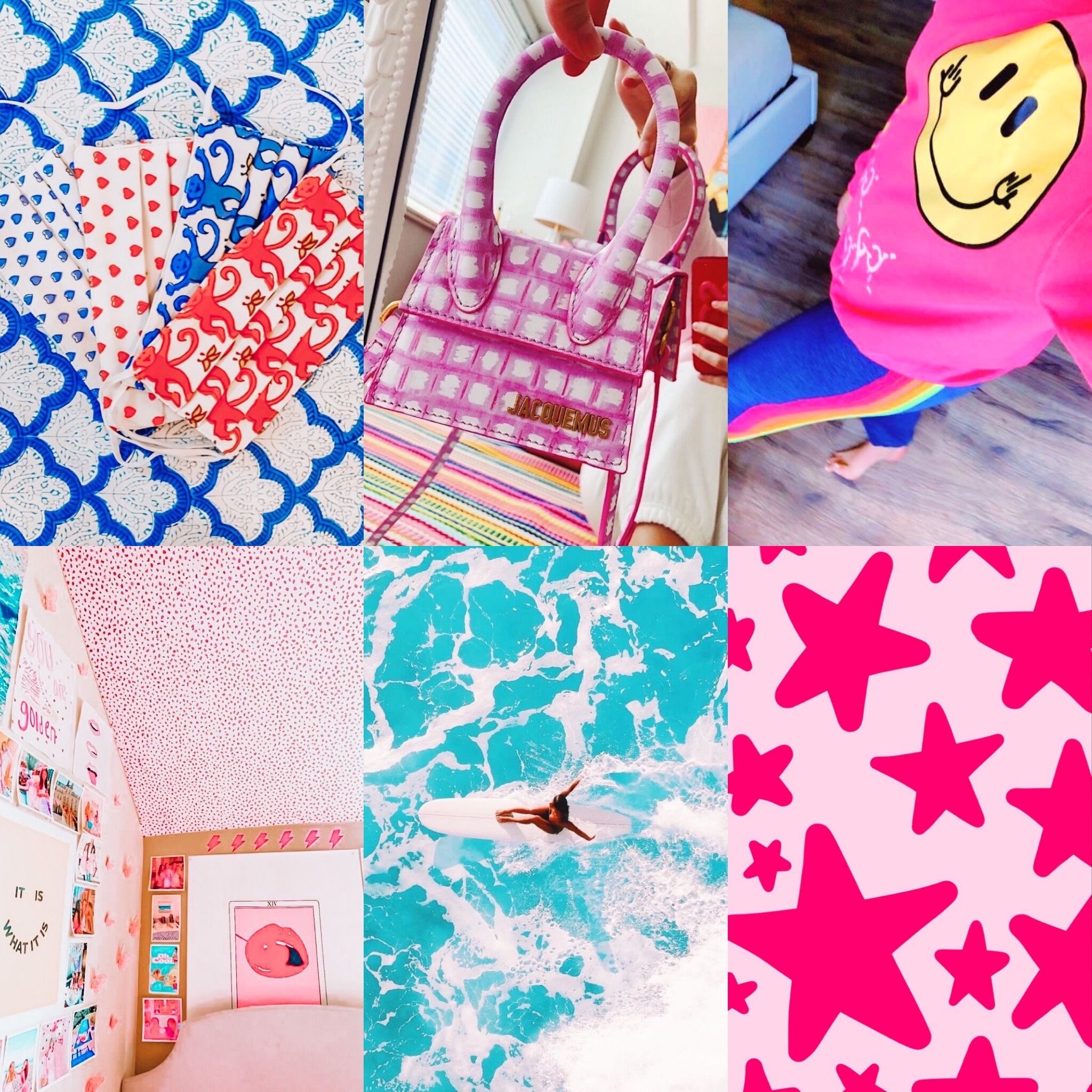 125 Preppy Photo Collage Kit Second Edition Digital Etsy