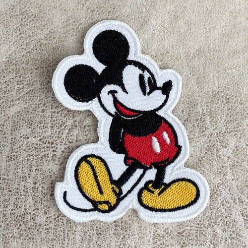 Mickey Iron on Patch Mickey Patches Mickey Patches Iron on - Etsy