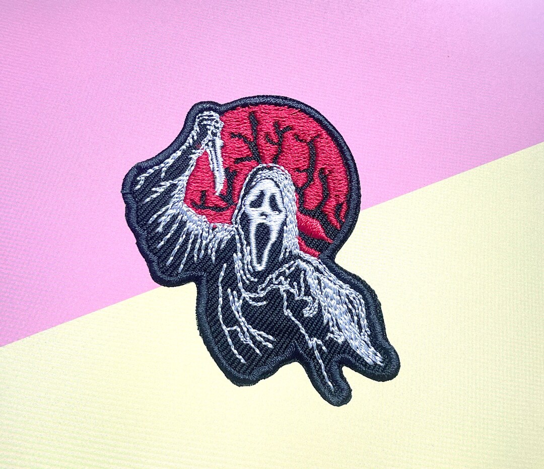 Grim Reaper Iron on Patch Grim Reaper Patches Halloween Iron - Etsy