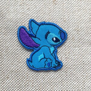 Stitch & Toothless Embroidered Iron-on Patch: Cartoon Applique - Etsy