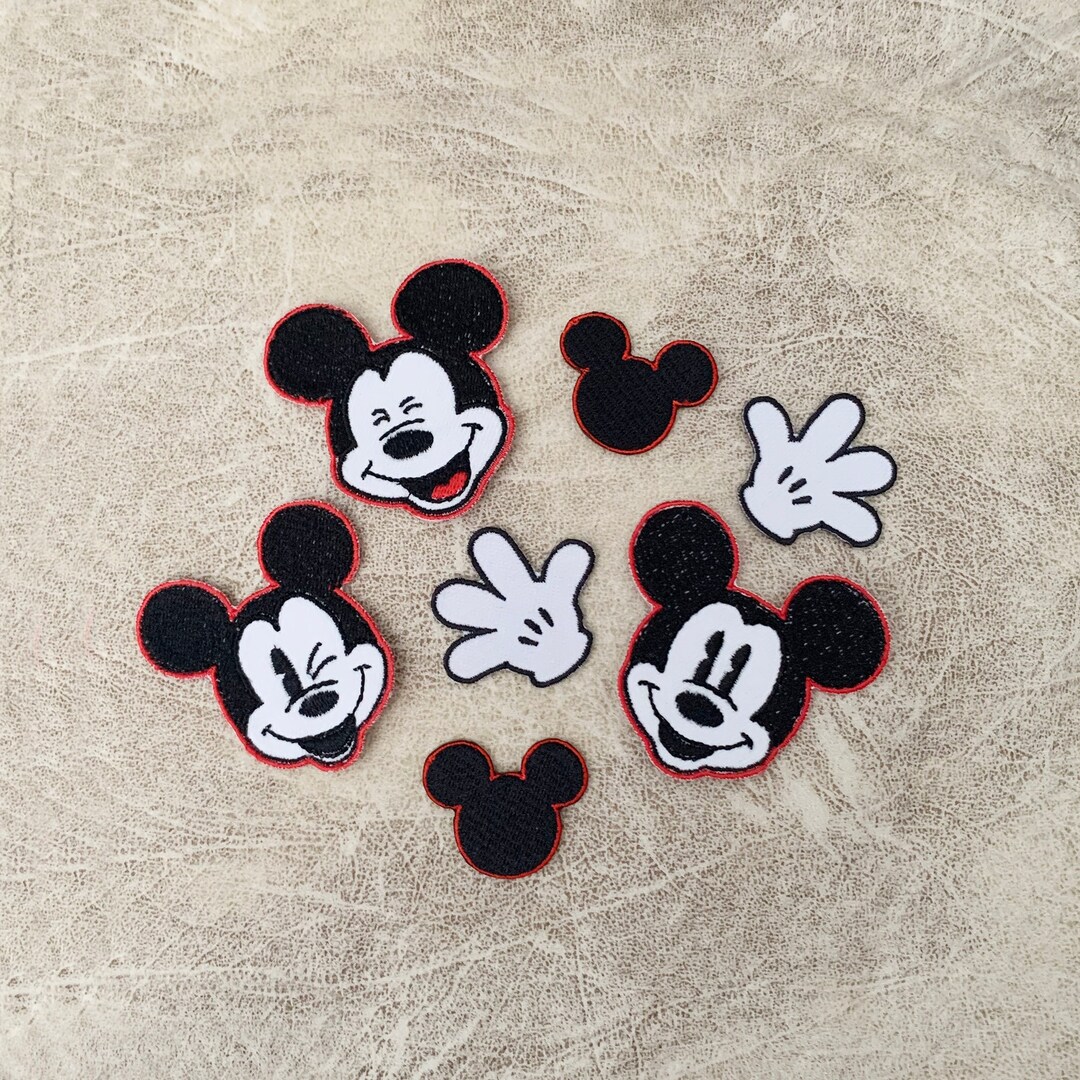 Mickey Patches Iron On, Mickey Iron on Patches ,embroidered Patch Iron ...
