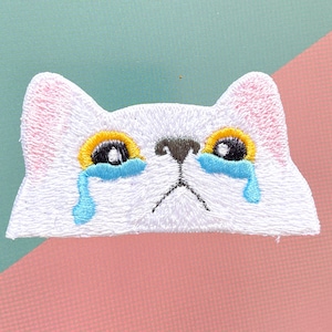 Cute Black Cat Iron on Patch, Patches, Cute Cat Patches Iron on ...