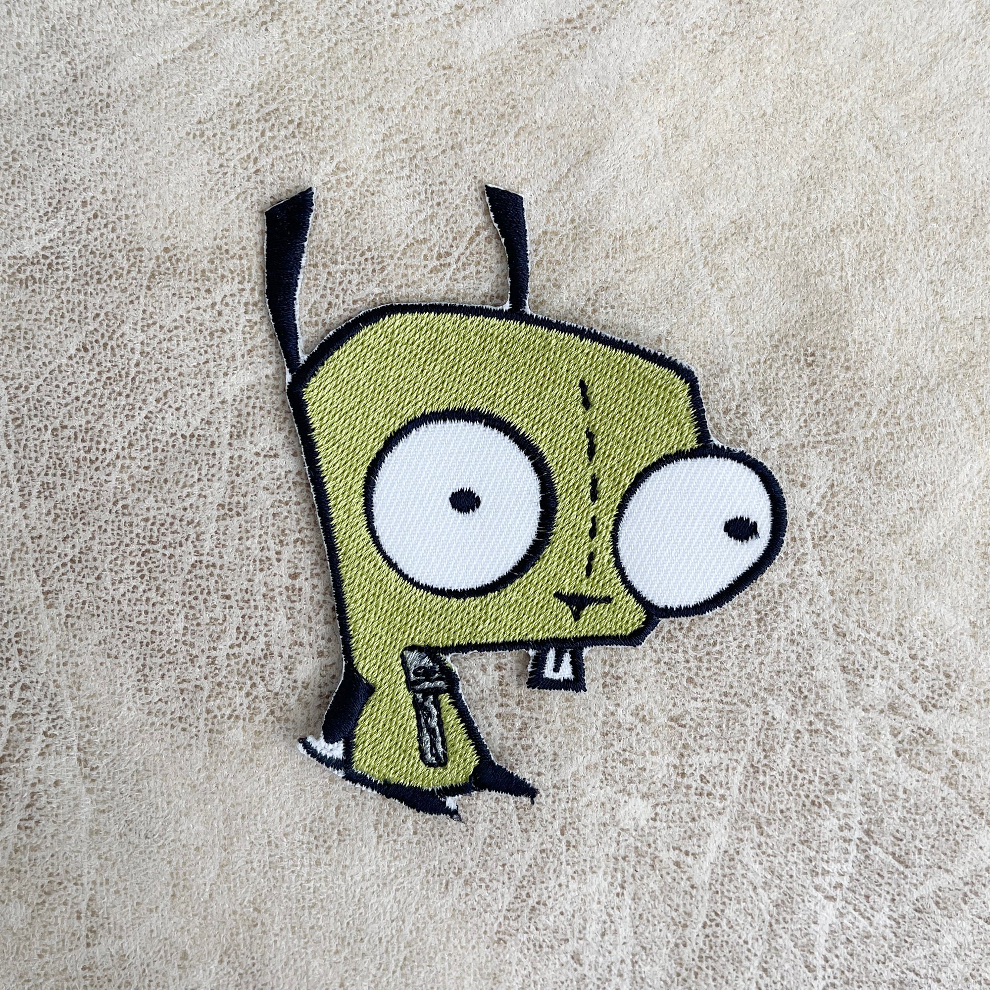 Gir Iron on Patch invader Zim Patches Patches Iron on - Etsy