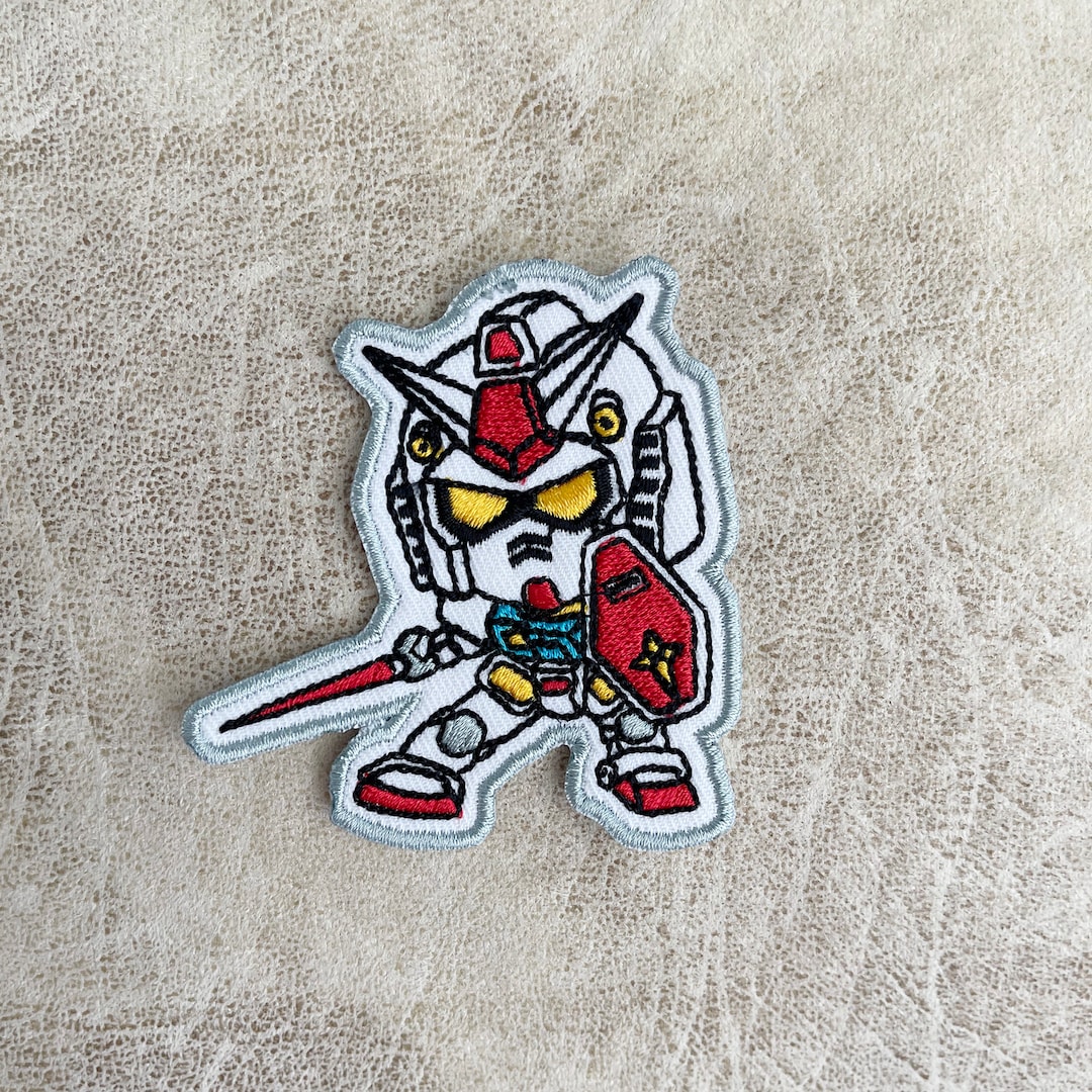 Gundam on Patch ,gundam Patches, Cartoon Patches Iron on ,embroidered ...