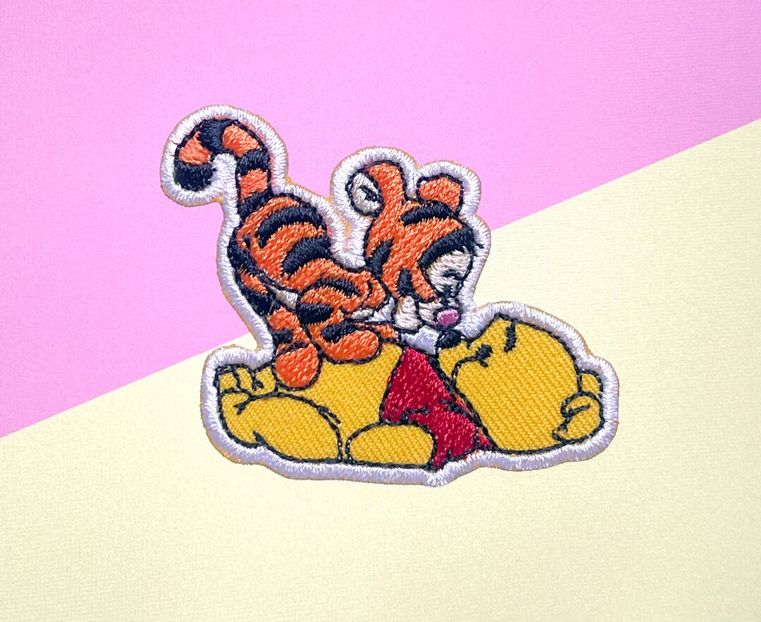 Pooh and Tigger Iron on Patch, Pooh Patches, Patches Iron on ...