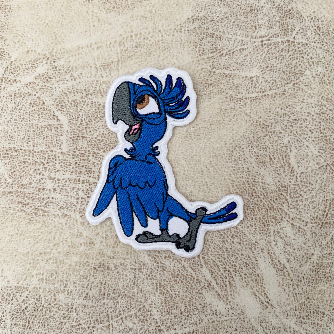 Blu Iron on Patch, Rio Patches, Patches Iron on ,embroidered Patch Iron ...