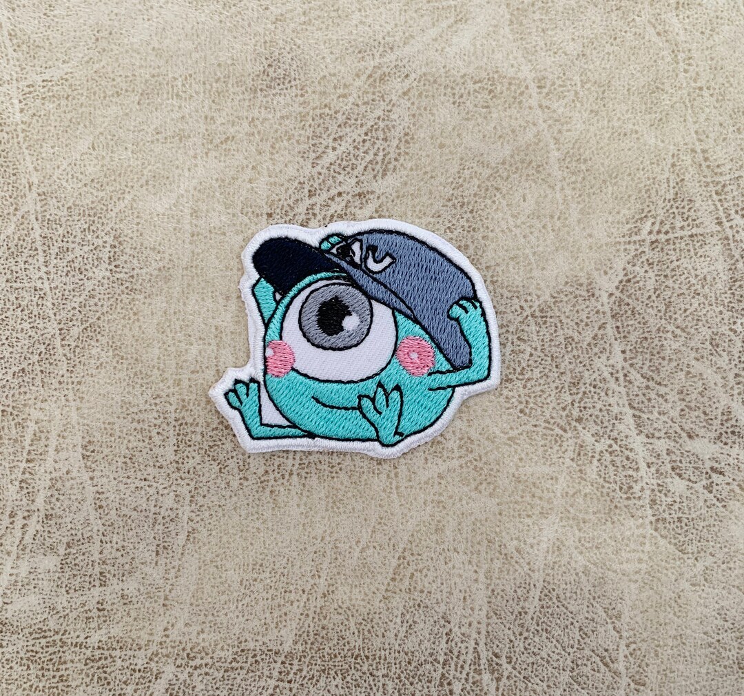 Monster Inc Mike Embroidered Iron-on Patch (2x2.5in) - Etsy