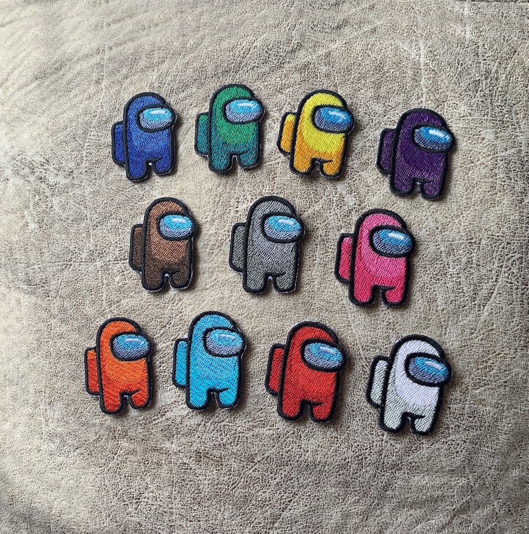 Among Us Embroidered Iron on Patch, Jacket Back Patch - Etsy