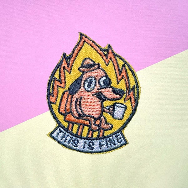 Cartoon Dog Patches - Etsy