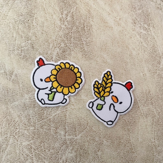 Cute Chicken Iron on Patch Patches Chicken Patches Iron on - Etsy