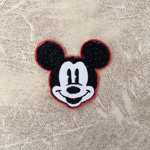Mickey Patches Iron On, Mickey Iron on Patches ,embroidered Patch Iron ...