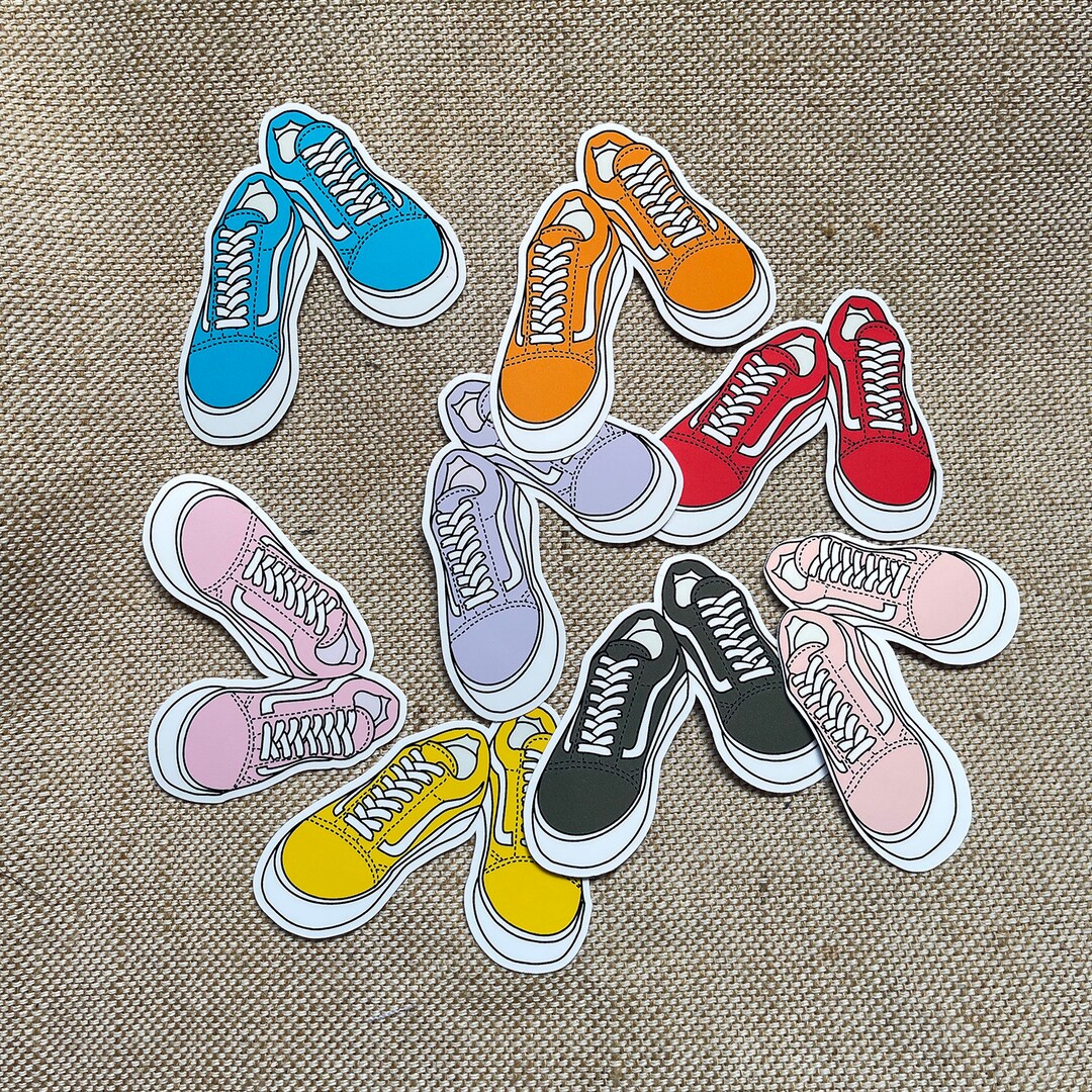 Shoes Stickers: Laptop, Planner Stickers - Waterproof & Matte - Etsy