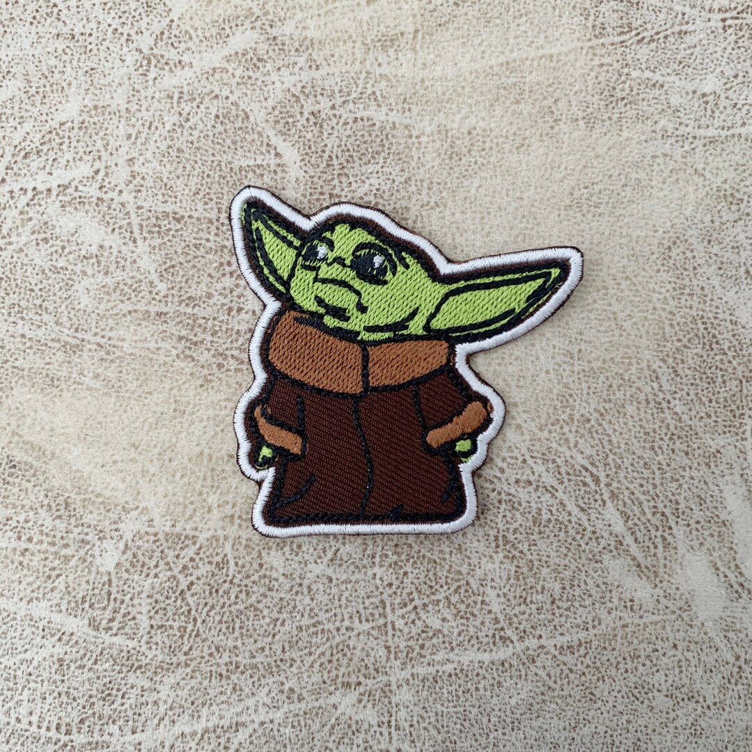 Baby Yoda Patches Iron On, Grogu Patches, Yoda Iron on Patch ,embroidered Patch Iron, Patches ...