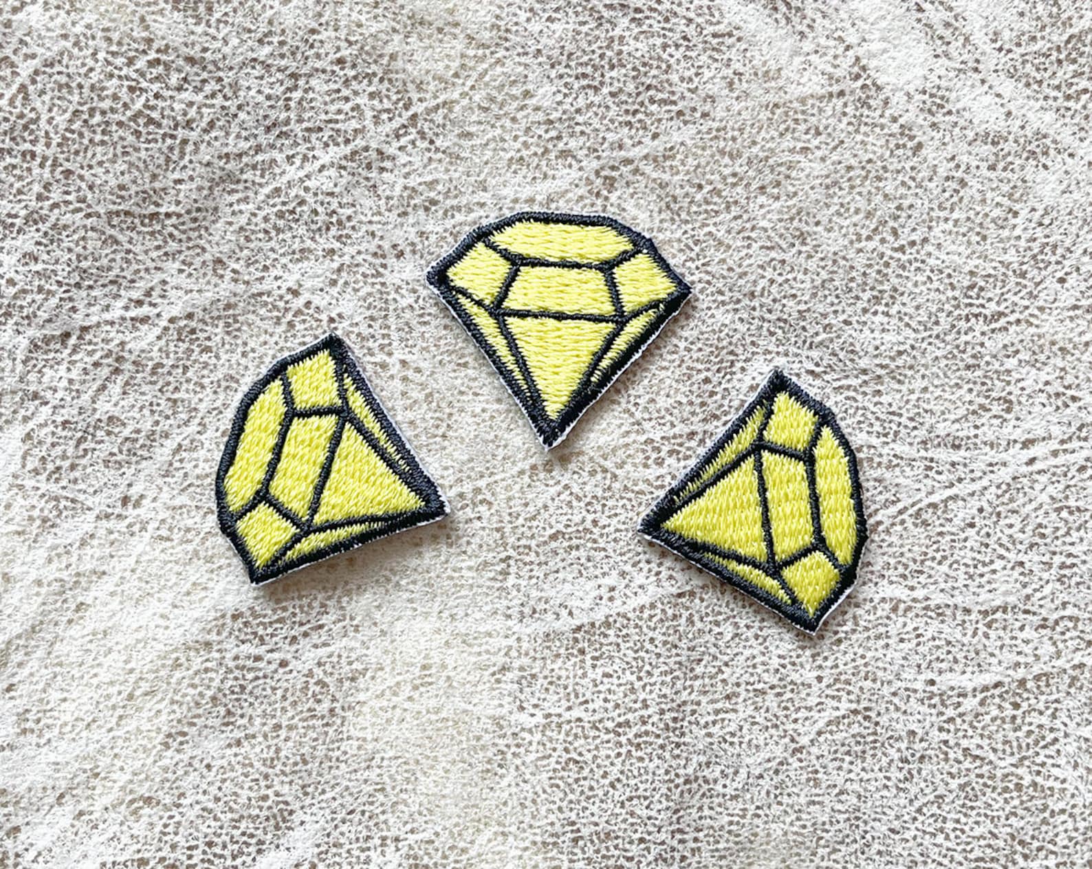 Set of 3 Diamond Iron on Patch Patches Diamond Patches Iron - Etsy