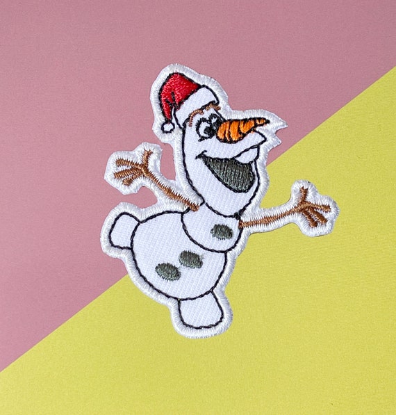 Olaf Iron on Patch Frozen Patches Cartoon Patches Iron on - Etsy