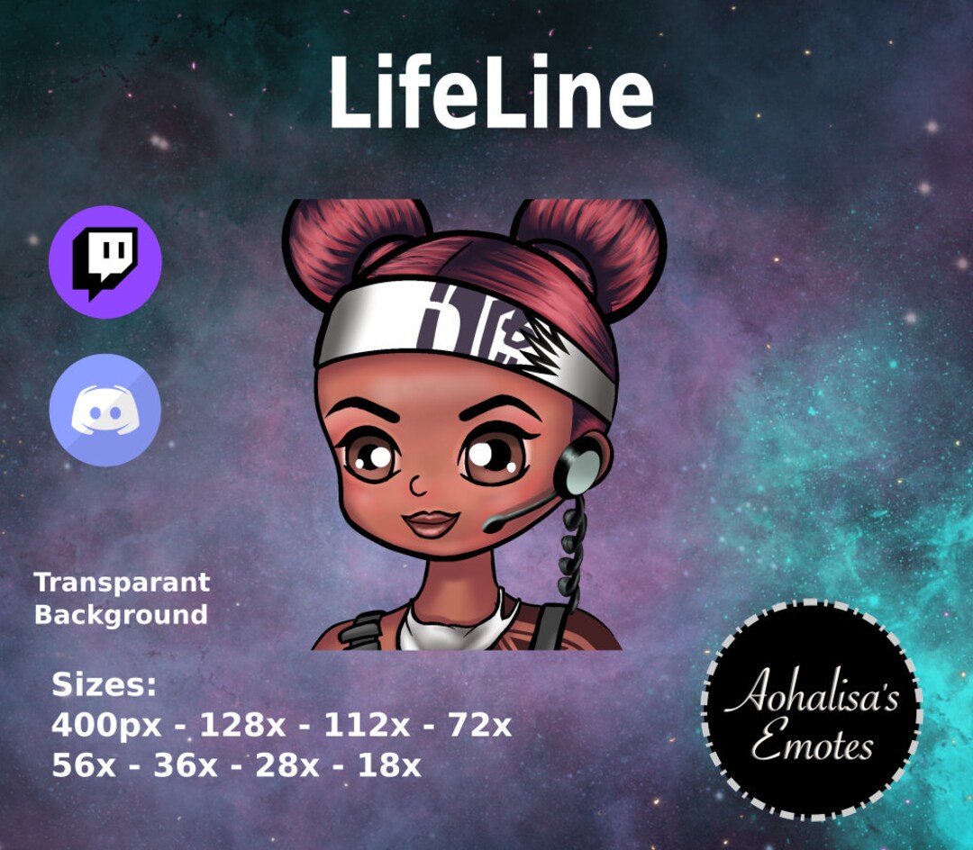 Lifeline, Emote, Twitch, Discord, Streaming - Etsy