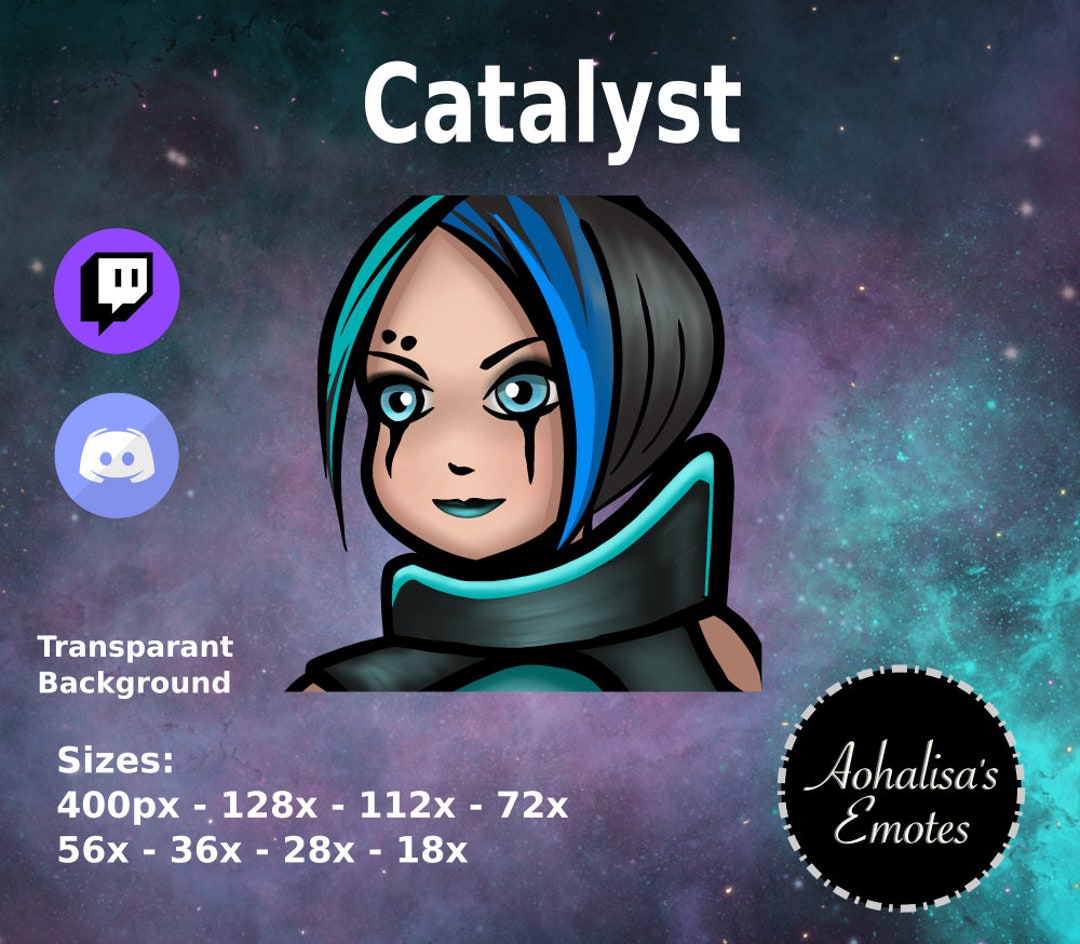 Catalyst Emote, Twitch, Discord, Clipart - Etsy