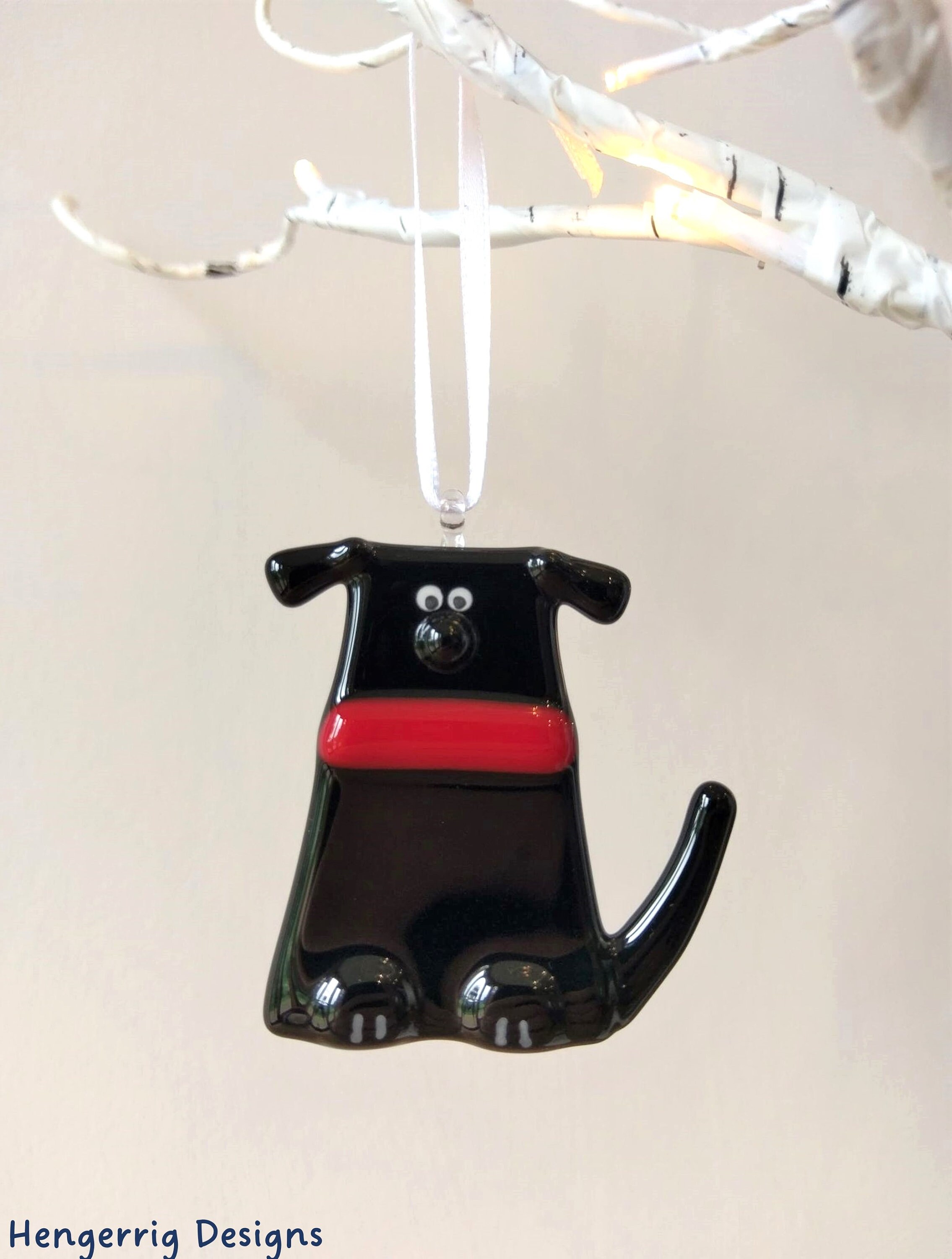 Fused Glass Dog - Etsy UK