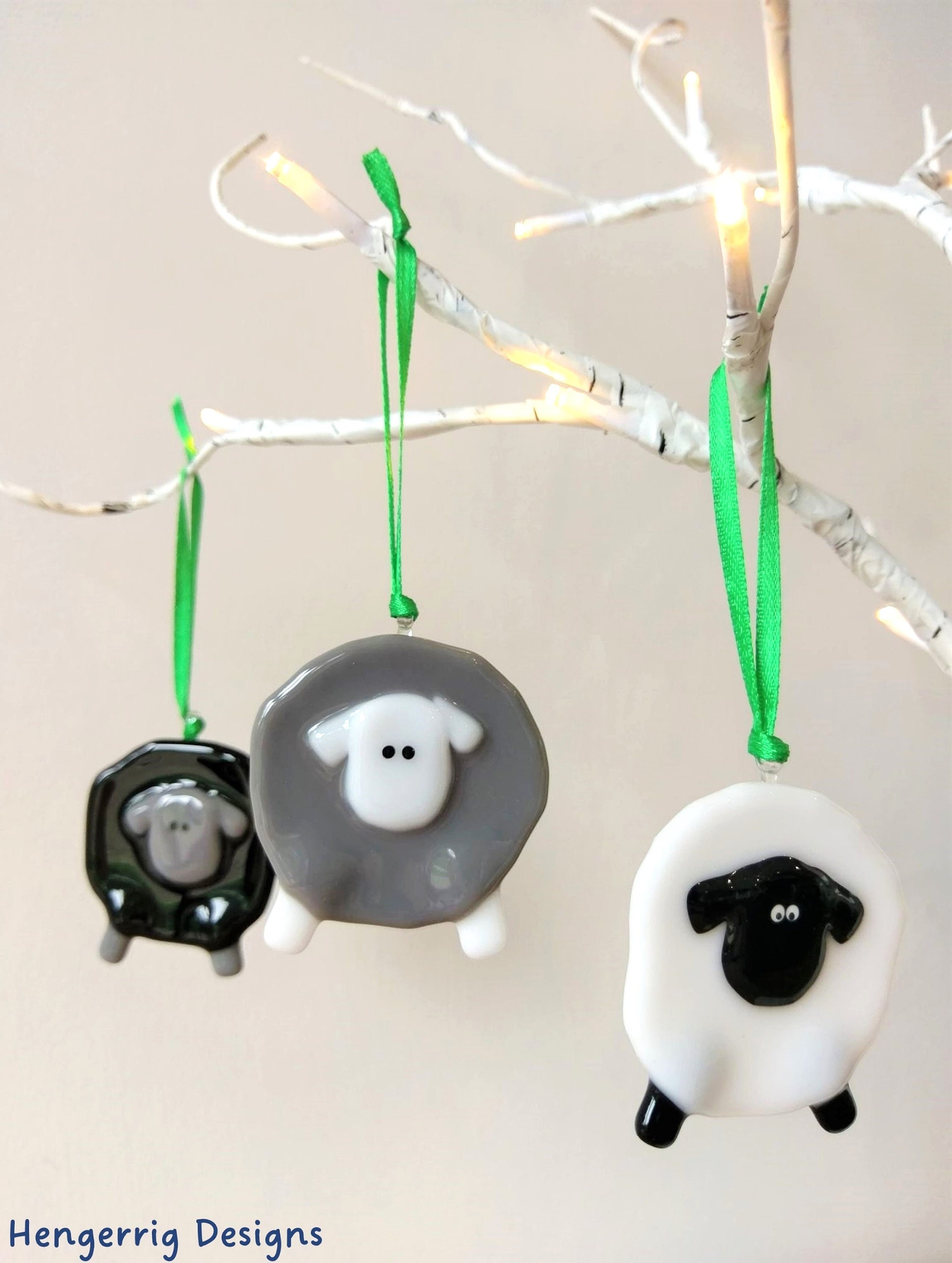 Fused Glass Sheep - Etsy UK