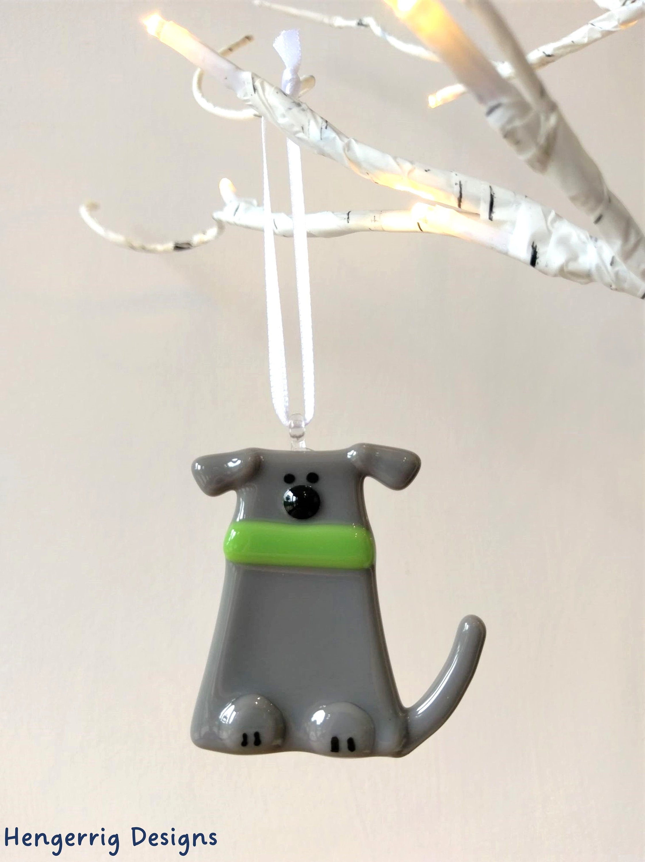 Fused Glass Dog - Etsy UK