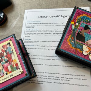 Digital Download PDF Tutorial: Beginner ATC Tag Album PDF - Etsy