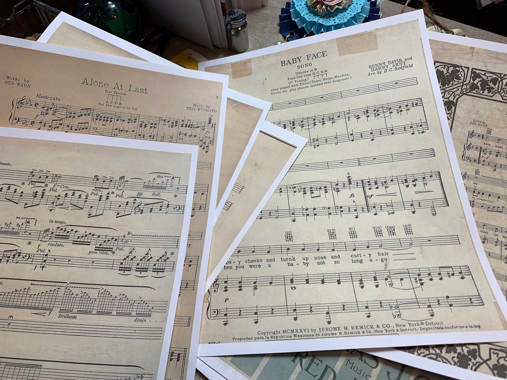 Digital Download 1800's Aged Vintage Complete Sheet Music Collection ...