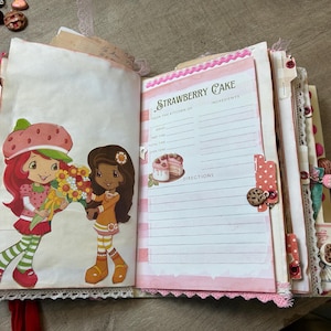 Adorable Handmade Strawberry Shortcake Junk Journal Shabby Chic - Etsy