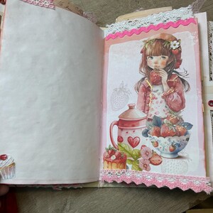 Adorable Handmade Strawberry Shortcake Junk Journal Shabby Chic - Etsy