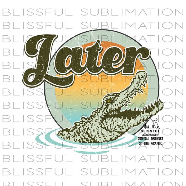 Later Alligator - Etsy