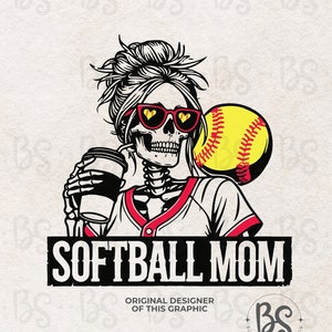 Softball Mom Png, Trendy Softball Sublimation, Trendy Softball Shirt ...