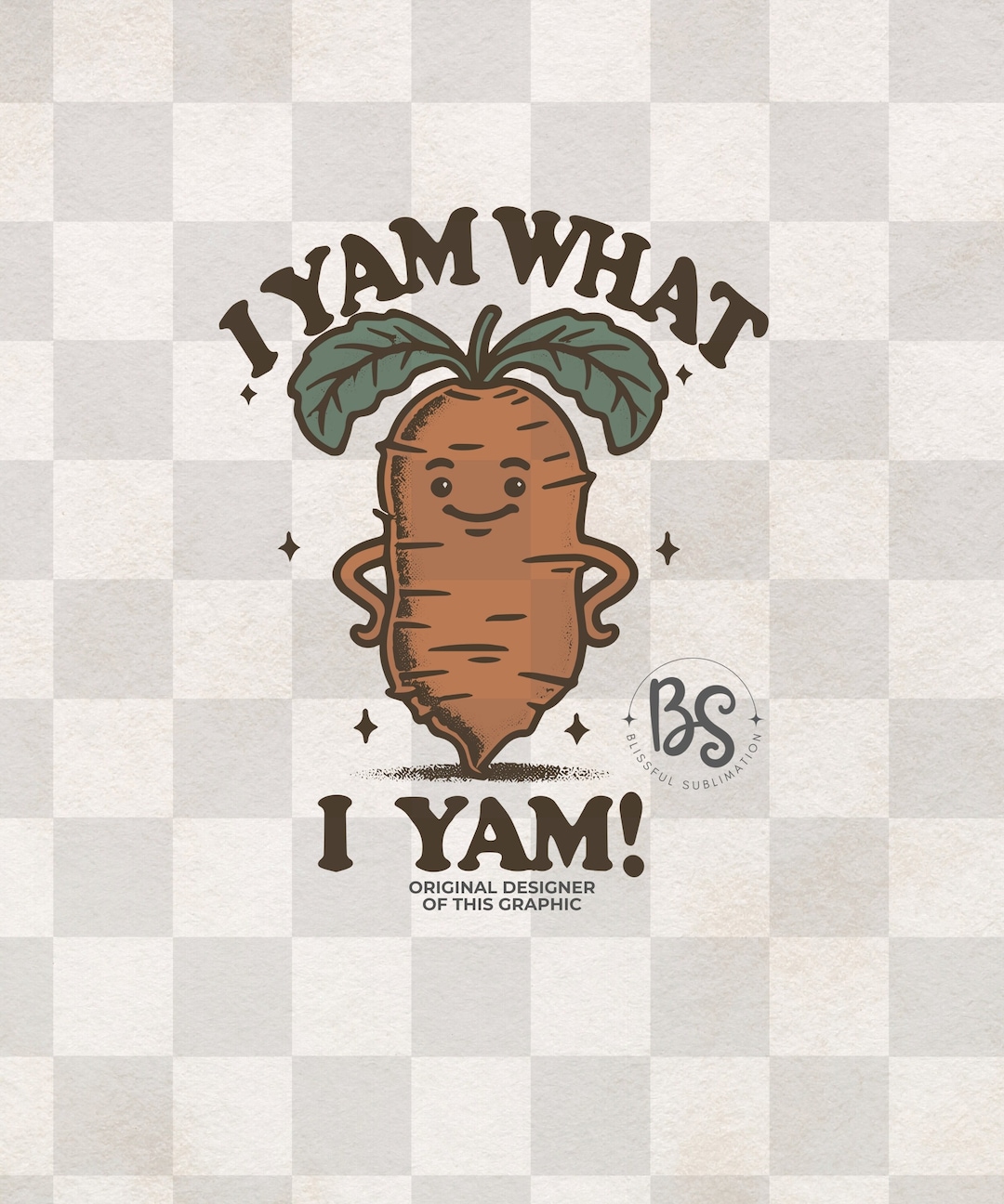 I Yam What I Yam PNG - Funny Yam Pun Design | Foodie, Vegetable Digital ...