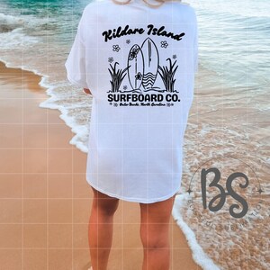 Kildare Island Surfboard Co. PNG | Outer Banks PNG T- Shirt Design ...
