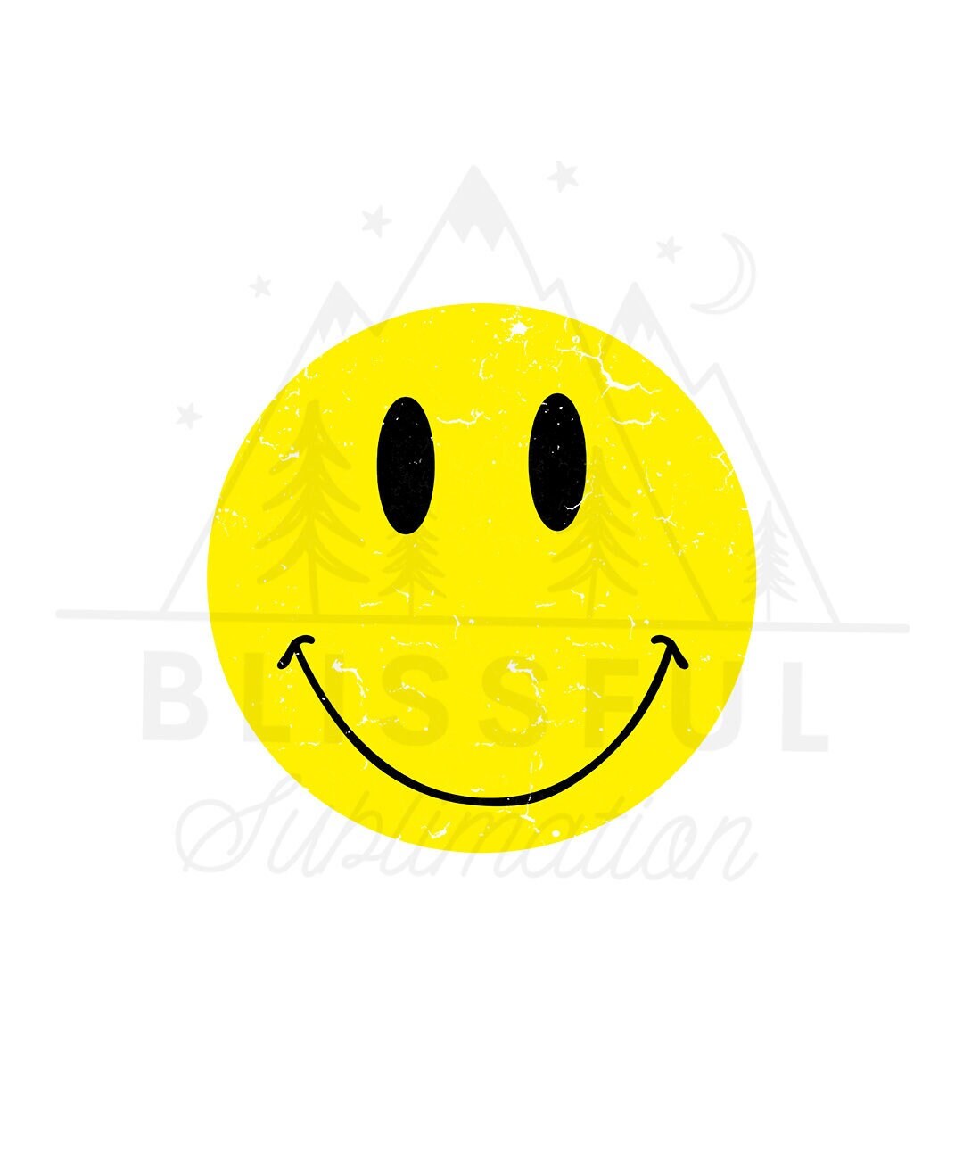 Smiley Face PNG, Retro Sublimations, Sublimation Design Downloads, T ...