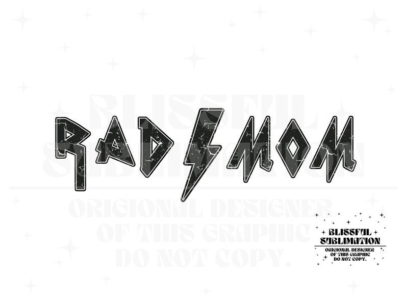 RAD MOM Png File for Sublimation Printing DTG Printing Dad | Etsy