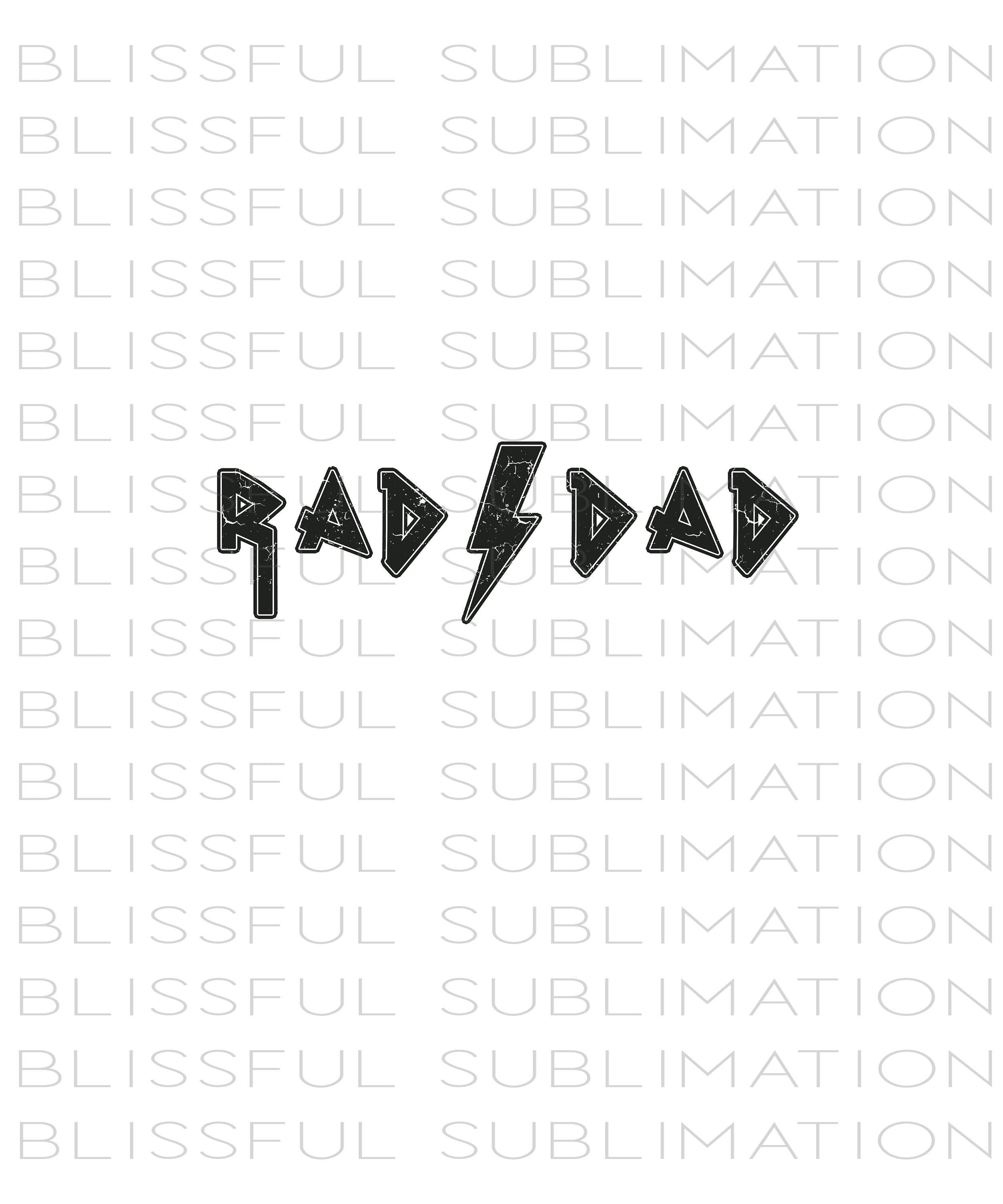 RAD DAD Png File for Sublimation Printing DTG Printing Dad - Etsy