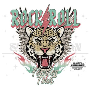 Rock and Roll PNG Rock and Roll Sublimation Designs - Etsy