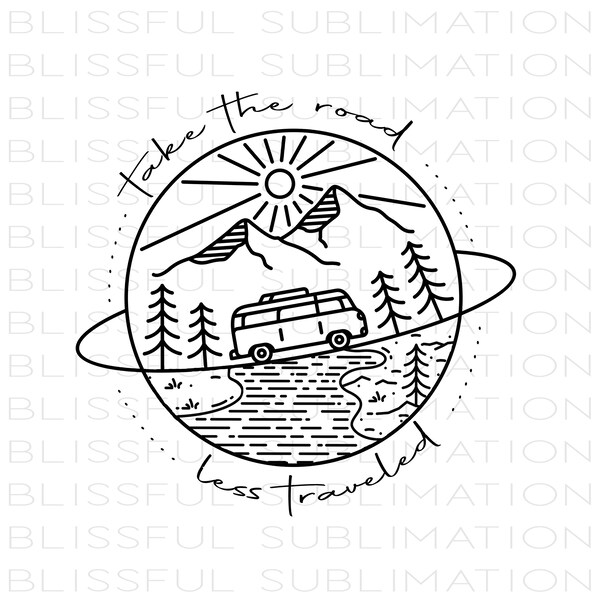 Road Less Traveled - Etsy