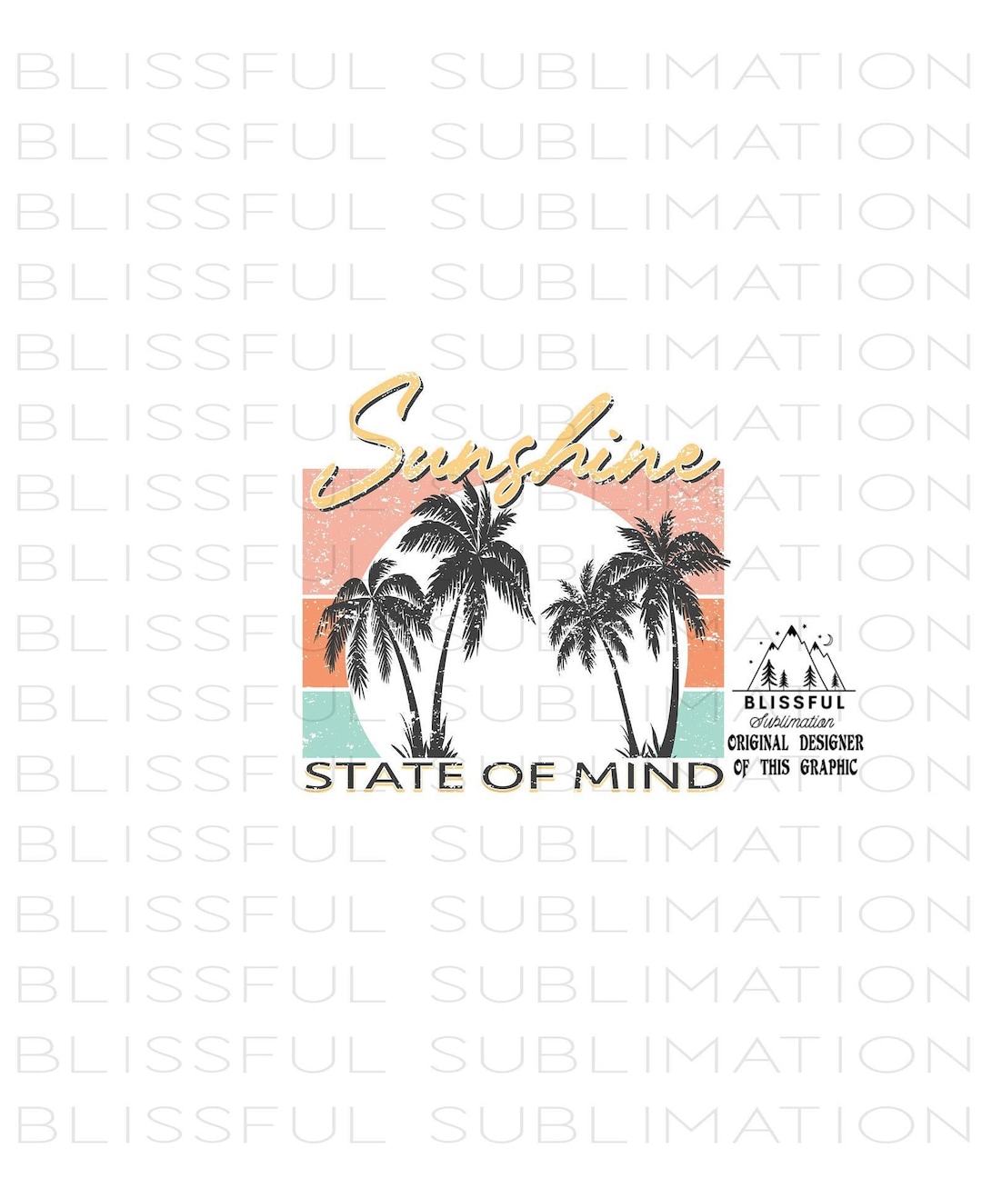 Sunshine State of Mind PNG, Summer PNG, Beach PNG, Sunshine Png, Summer ...