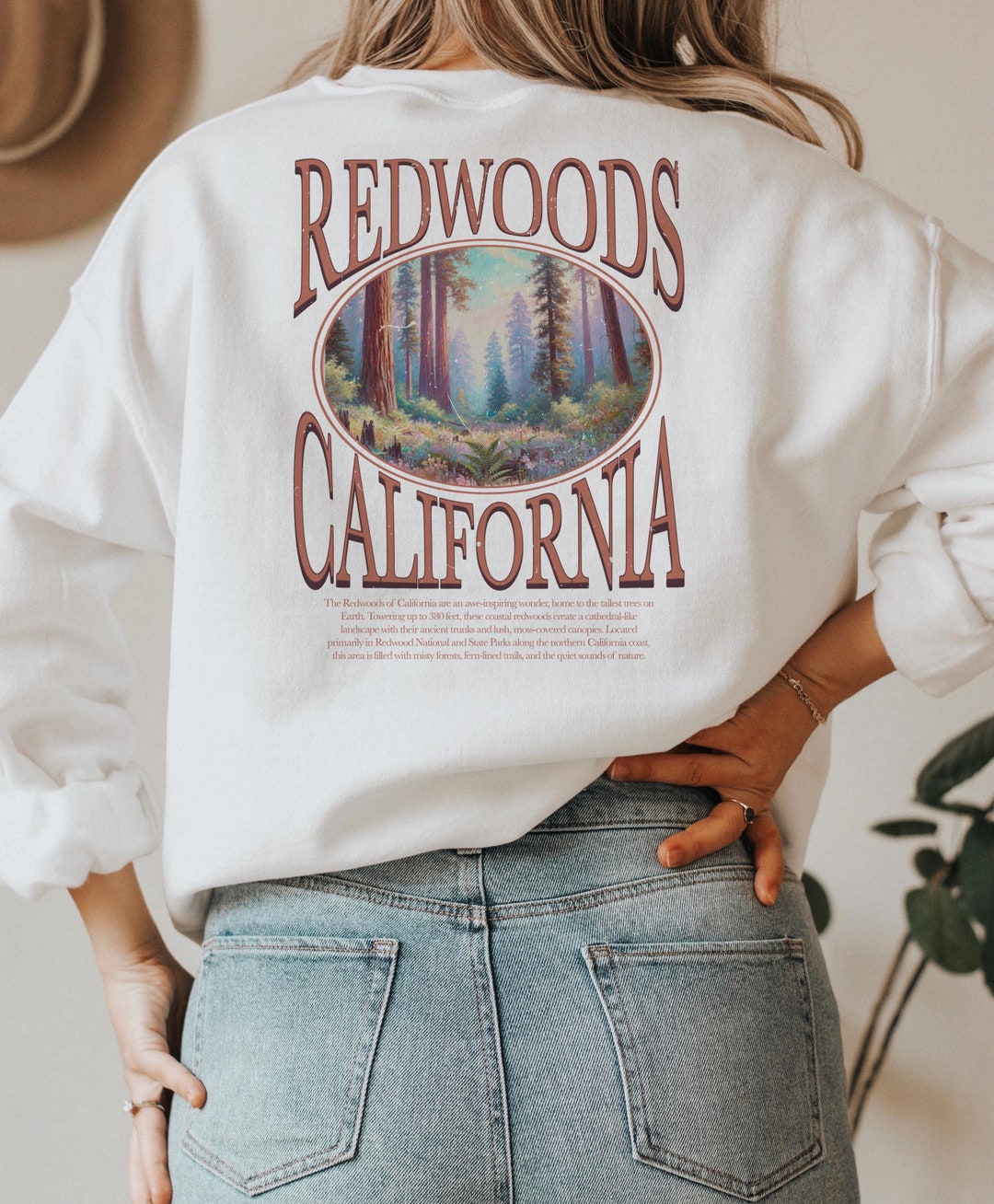 Redwoods National Park Png, Redwoods California Shirt Design Png File ...