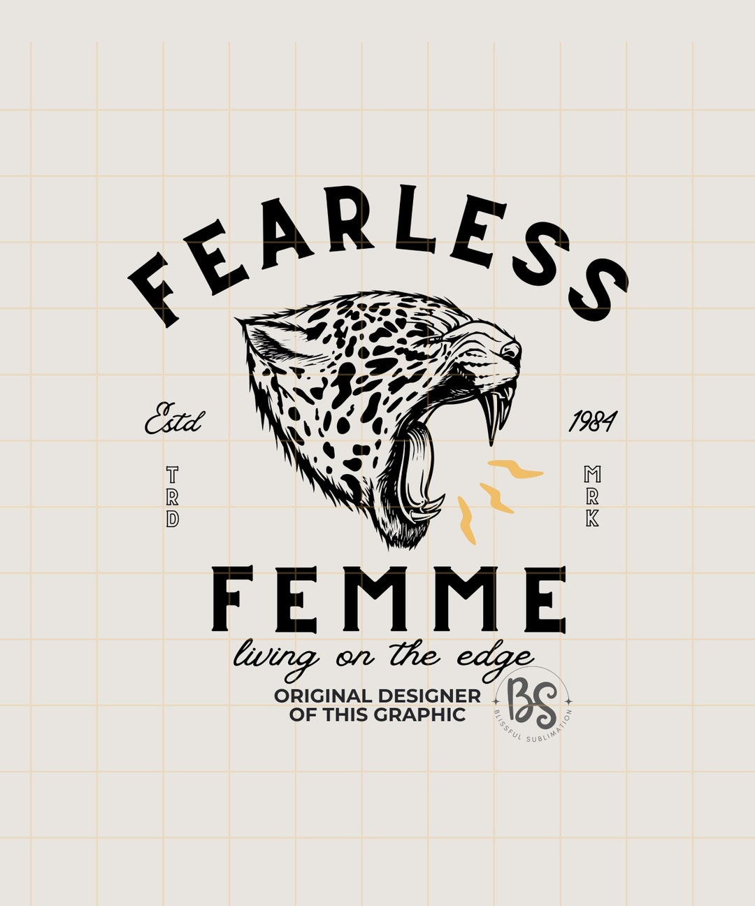 Fearless Femme Png, Edgy Feminest Png, Trendy Womens Shirt Png, Leopard ...