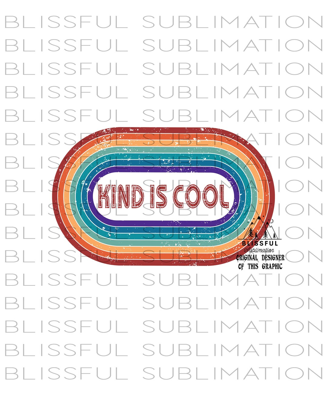 Kind is Cool PNG Retro Be Kind PNG Kindness PNG - Etsy