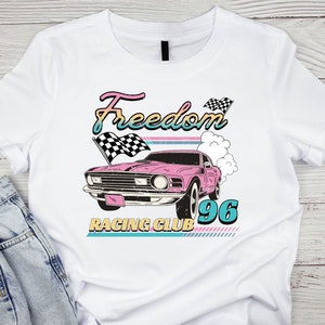 Freedom Racing Club PNG - Summer Png - Sublimation Png - Retro Png ...