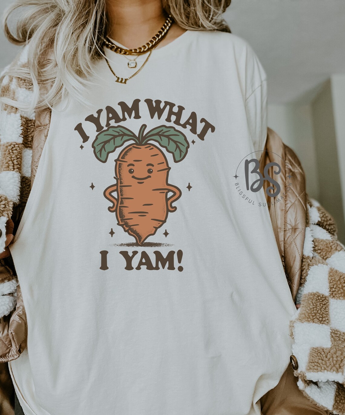 I Yam What I Yam PNG - Funny Yam Pun Design | Foodie, Vegetable Digital ...