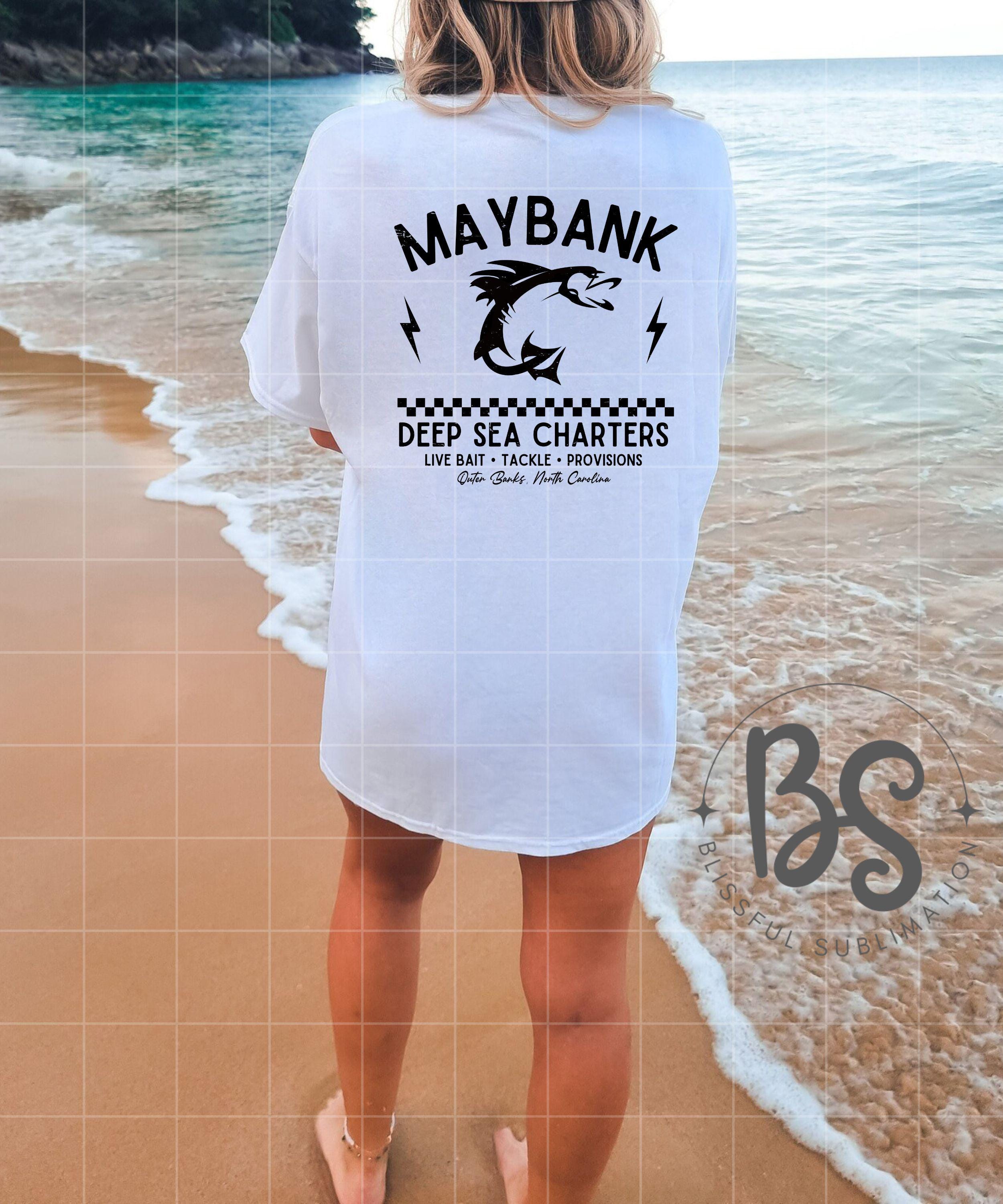 Maybank Deep Sea Charters PNG | Outer Banks PNG T- Shirt Design ...