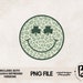 St Patricks Day PNG File for Sublimation Leopard Print Smile Face ...
