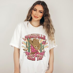 NASHVILLE Girls Trip PNG, Cowgirl Hat Cowgirl Boots Western Girls's ...